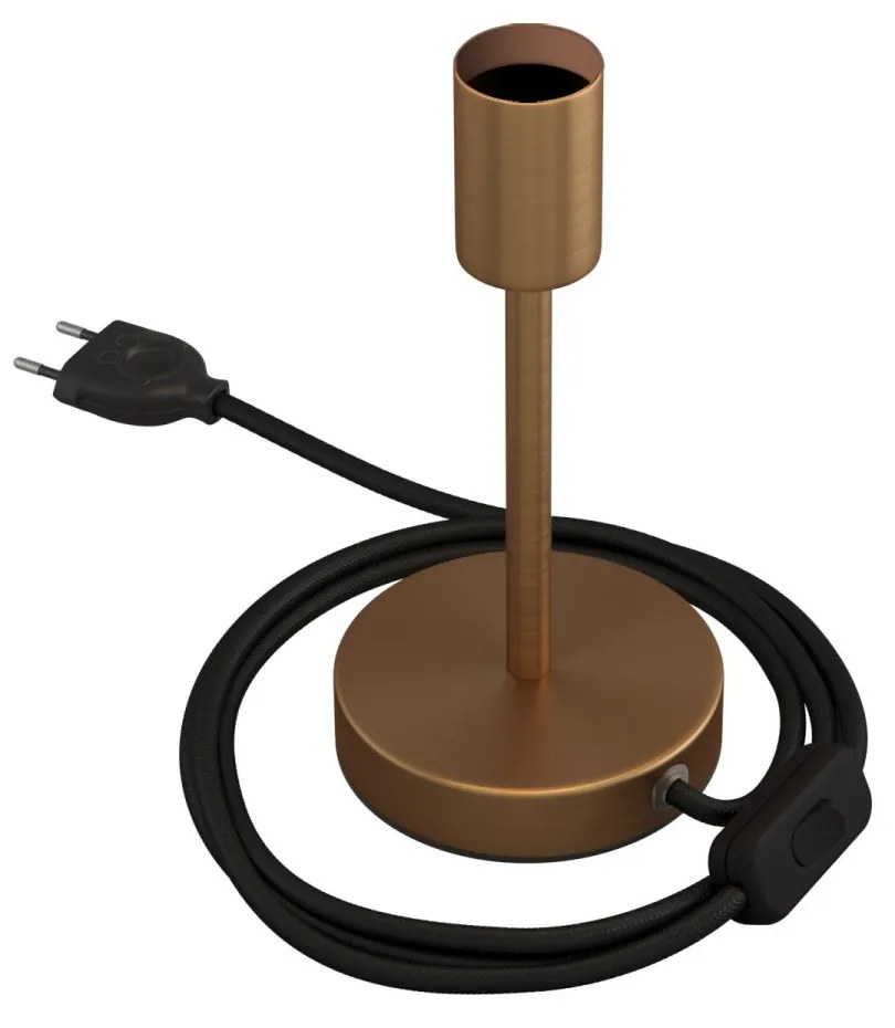 creative cables Kovová stolní lampa Alzaluce Velikost: 25 cm, Barva: Matná bílá