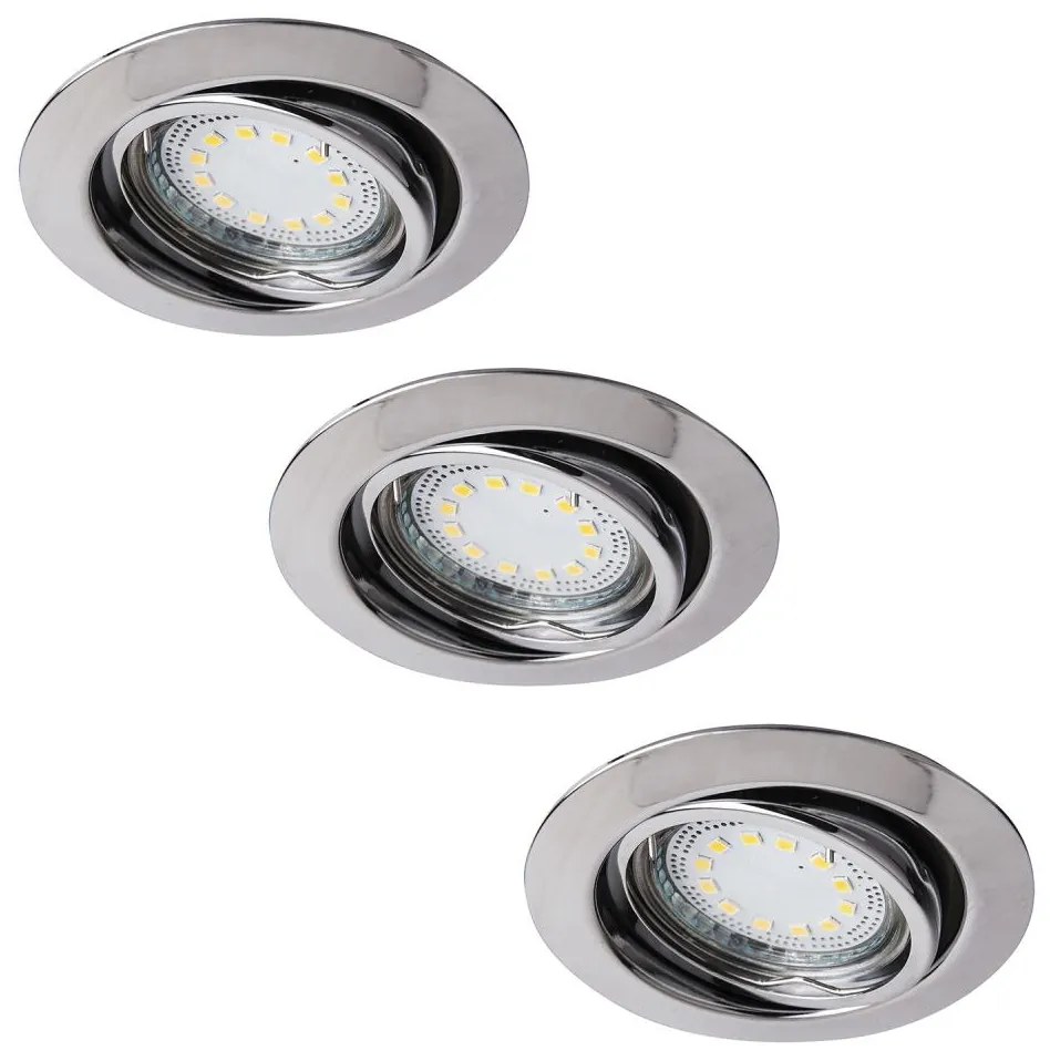 Rabalux 1050 - SADA 3xLED Podhledové svítidlo LITE 3xGU10-LED/3W/230V
