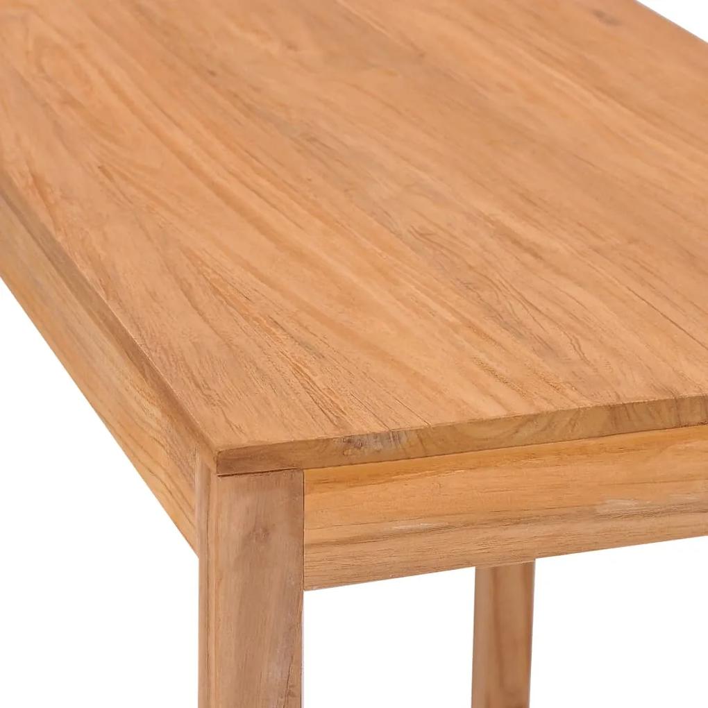 Zahradní barový stůl 110 x 60 x 105 cm masivní teakové dřevo - Default Title