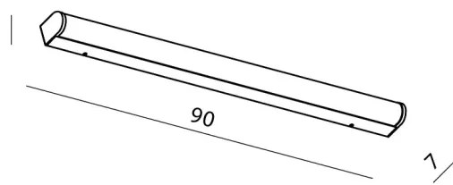 LED nástěnné svítidlo Petra 90
