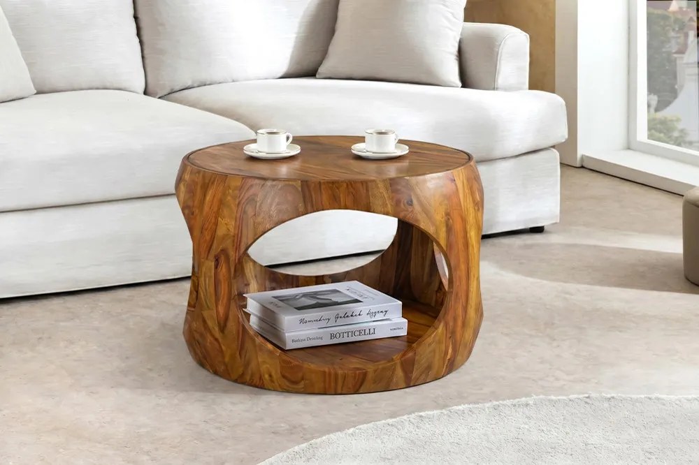 Designový konferenční stolek Velislav 60 cm Sheesham