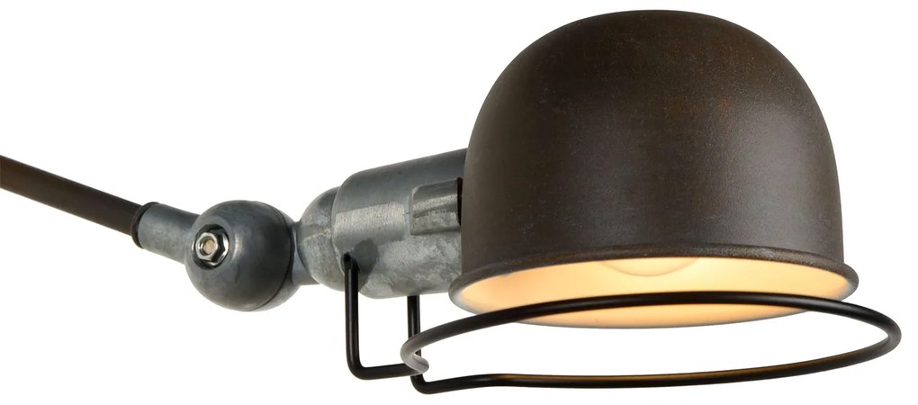 Lucide 45252/11/97 nástěnná lampa Honore, rezavě hnědá, E14, 45-68cm