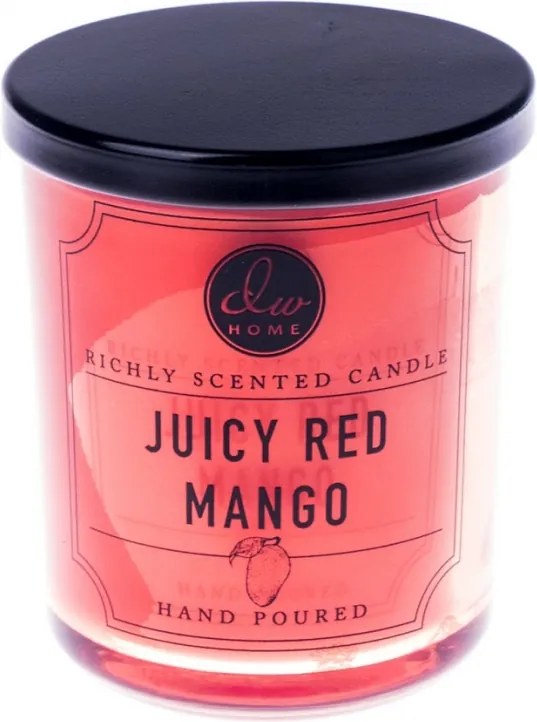 DW Home Vonná svíčka ve skle Šťavnaté mango - Juicy Red Mango, 4oz