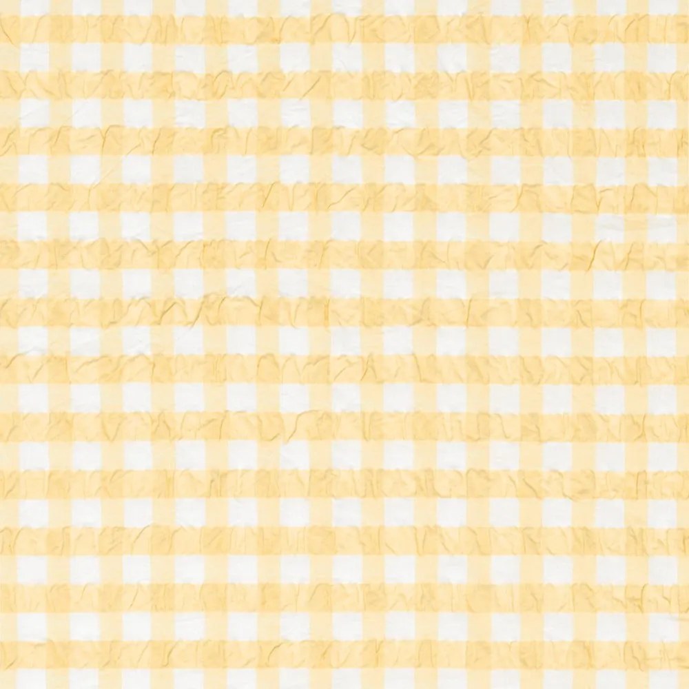 Žluté krepové povlečení na dvoulůžko/prodloužené 200x220 cm Bæk&Bølge – JUNA