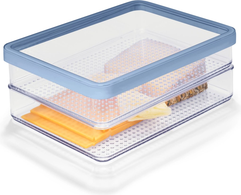 Tchibo - Nádoby na skladování potravin v lednici - barva: modrá