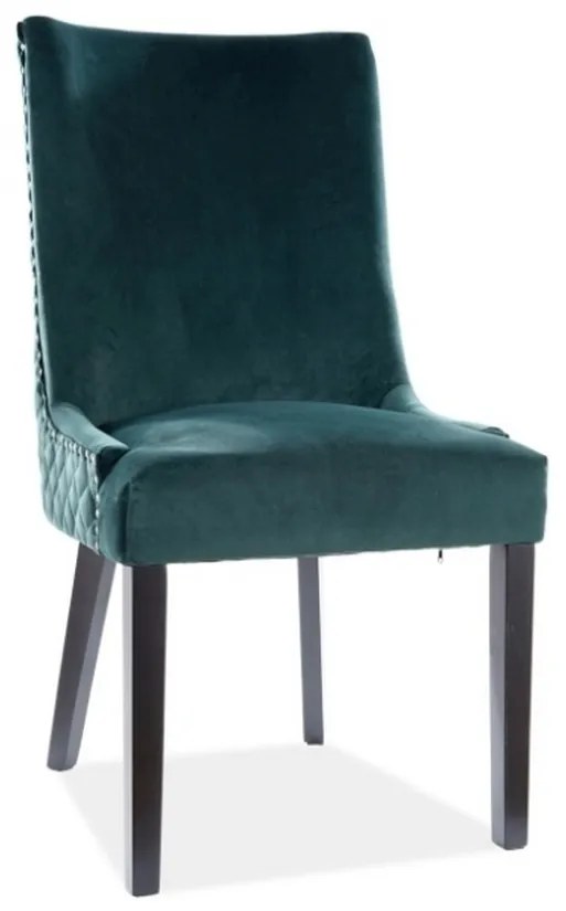 Jídelní židle LEON Velvet, 51x99x45, černá/bluvel 78