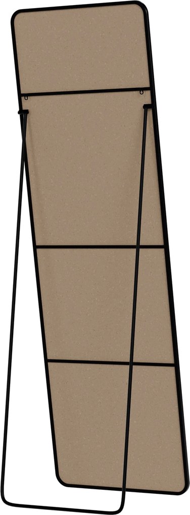 Zrcadlo Gurnee 160x50 cm – černá-matt
