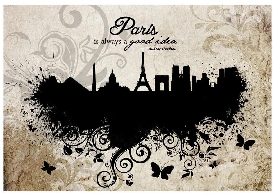 Fototapeta - Paris is always a good idea - vintage