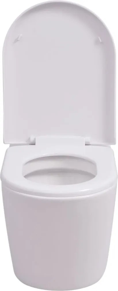 Závěsné WC keramické bílé 244270