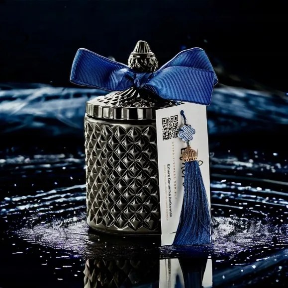 Vonná svíčka sójová 220 ml Premium Crystal "Eden" Ethere 45h