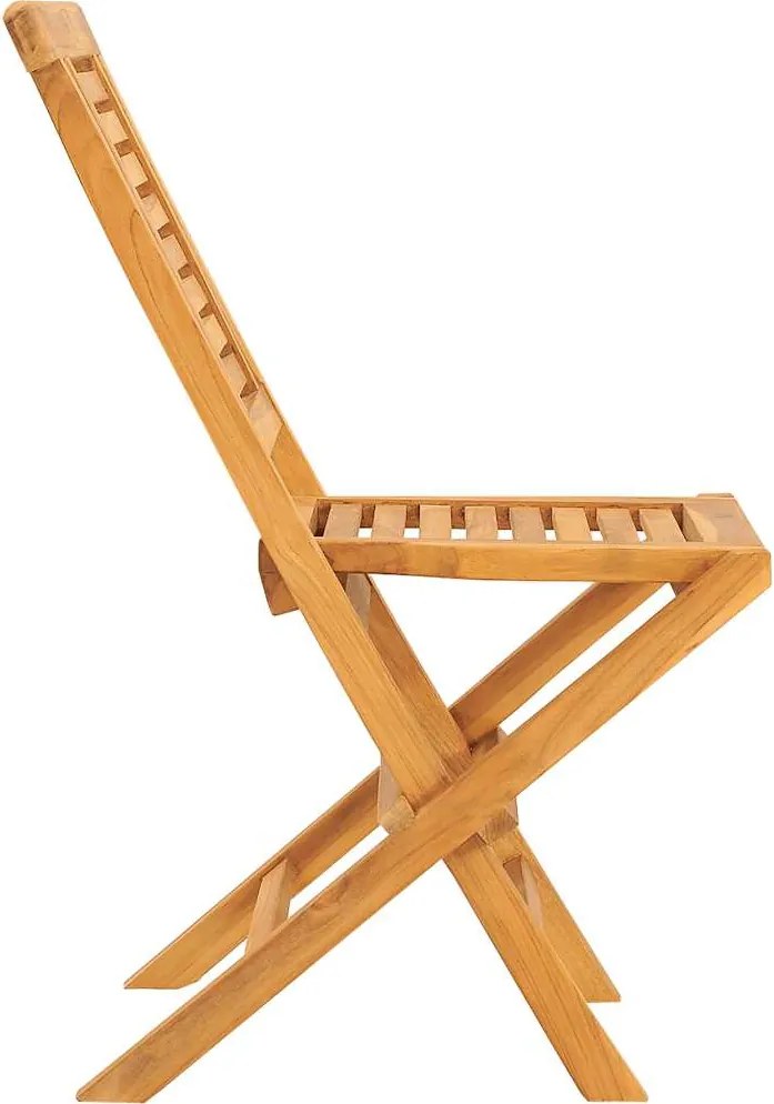 Skládací židle 8 ks 47x63x90 cm masivní teak 3155048