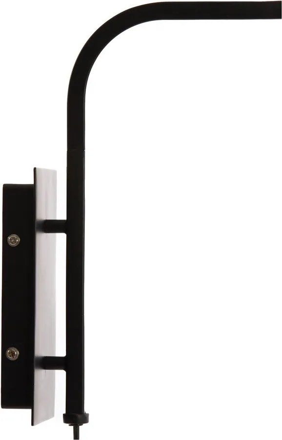 Kovové nástěnné svítidlo do zásuvky v přírodní barvě ø 43 cm Lyra – Light & Living