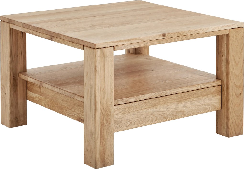 XXXLutz KONFERENČNÍ STOLEK, barvy dubu, dřevo, 70/70/47,5 cm Linea Natura - Konferenční stolky - 002730002402