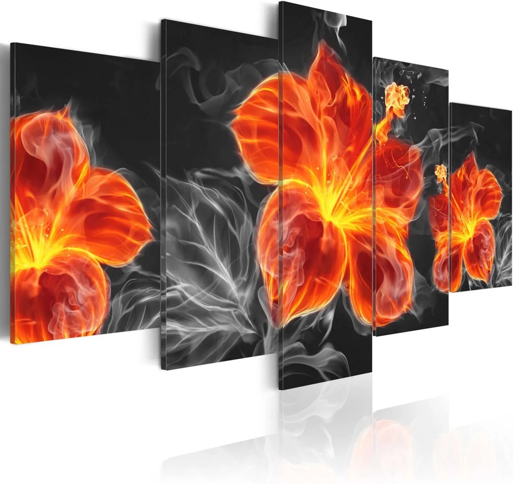 Obraz - Fire Lily 100x50