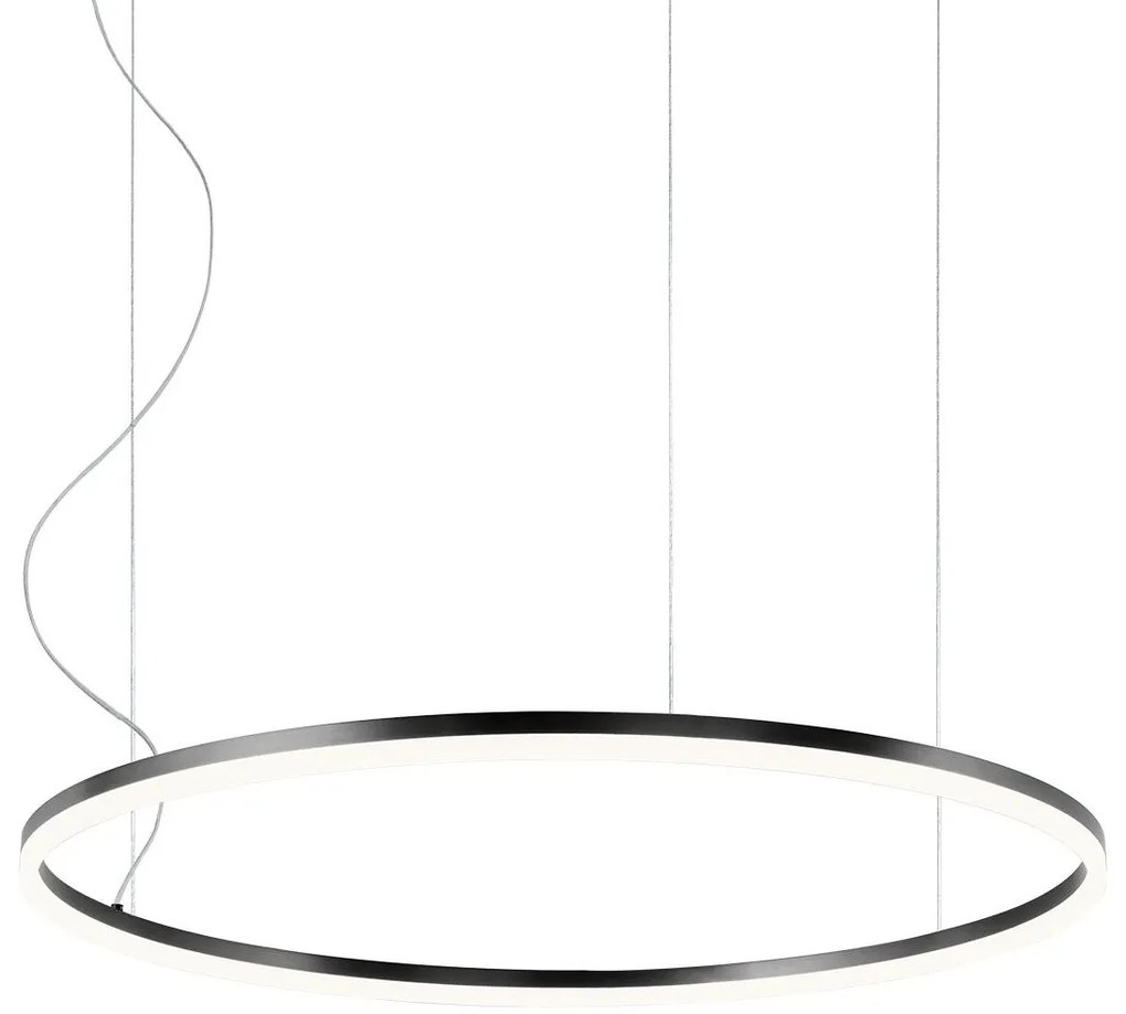 Redo group Redo Orbit direct, závěsné kruhové svítidlo, 55W LED 4000K DALI, černá, prům. 80cm