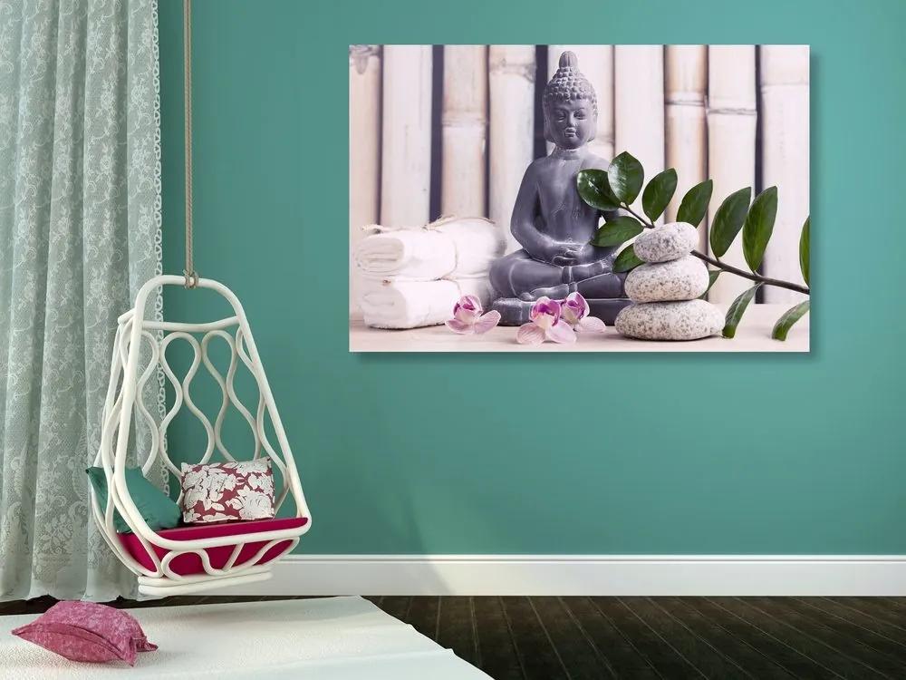 Obraz wellnes Budha - 90x60 cm