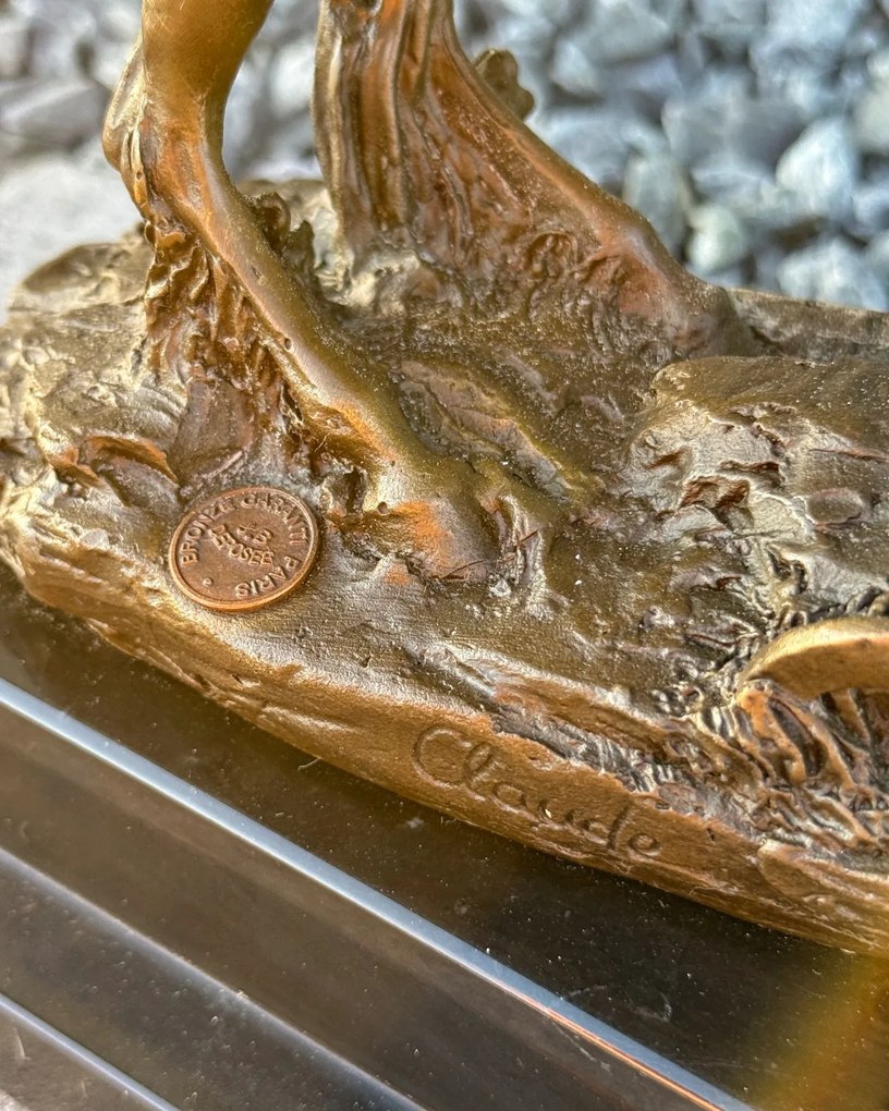 Bronzová socha - Napoleon na koni figurka vojevůdce