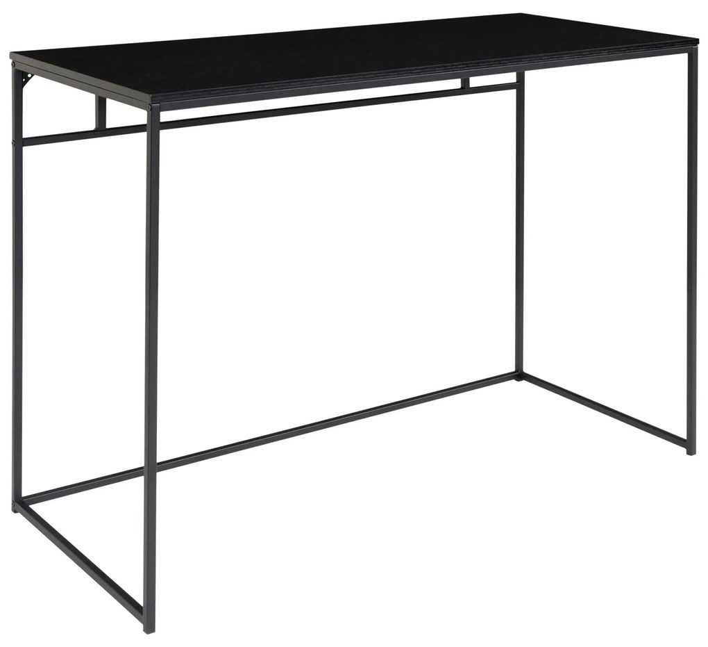 House Nordic Psací stůl, černý s černým rámem\n100x45x75 cm