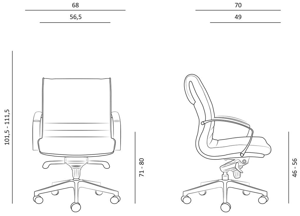 Kancelářská židle 7950 EWE
