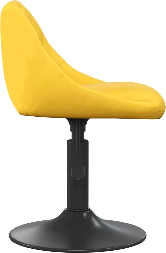 vidaXL Barová židle samet [335323] Barva: horčicově žlutá