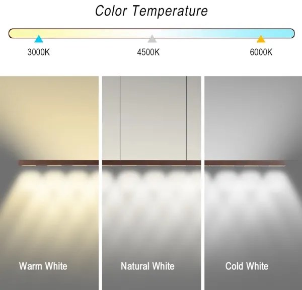 Immax NEO 07309L-LED Stm lustr na lank se senzorem MADEIRA 37W/230V 157 cm ořech