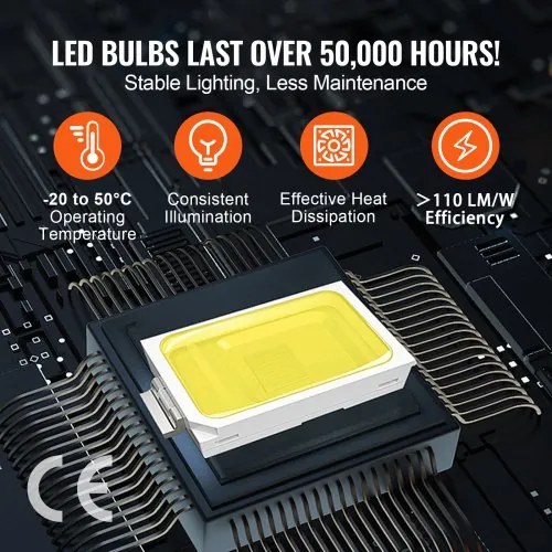 Čtvercová LED garážová světla 88000LM 14 mřížek Jasné světlo do obchodu
