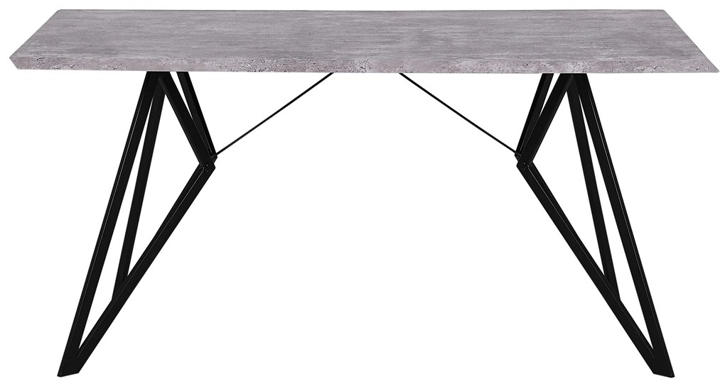 Jídelní stůl 160 x 90 cm betonový vzhled BUSCOT Beliani