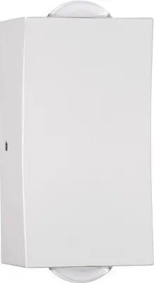 NV 9026118 Venkovní nástěnné svítidlo DEWEI bílý hliník a akryl LED 2x2W 3000K 500mA 100-240V 68st. IP54 světlo nahoru a dolů - NOVA LUCE