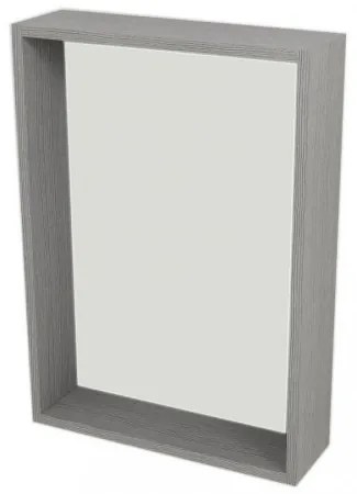 SAPHO RIWA policové zrcadlo 50x70x15 cm, dub stříbrný (RW511)