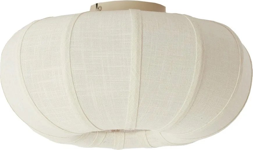 Krémové stropní svítidlo s textilním stínidlem ø 40 cm Zosia – Light &amp; Living