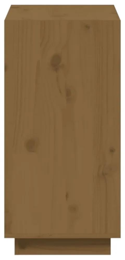 Petromila Knihovna medově hnědá 60 x 35 x 71 cm masivní dřevo borovice