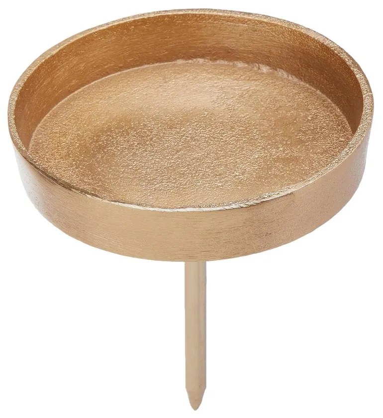 ADVENT Sada bodců na svíčku 8 cm 4 ks - zlatá