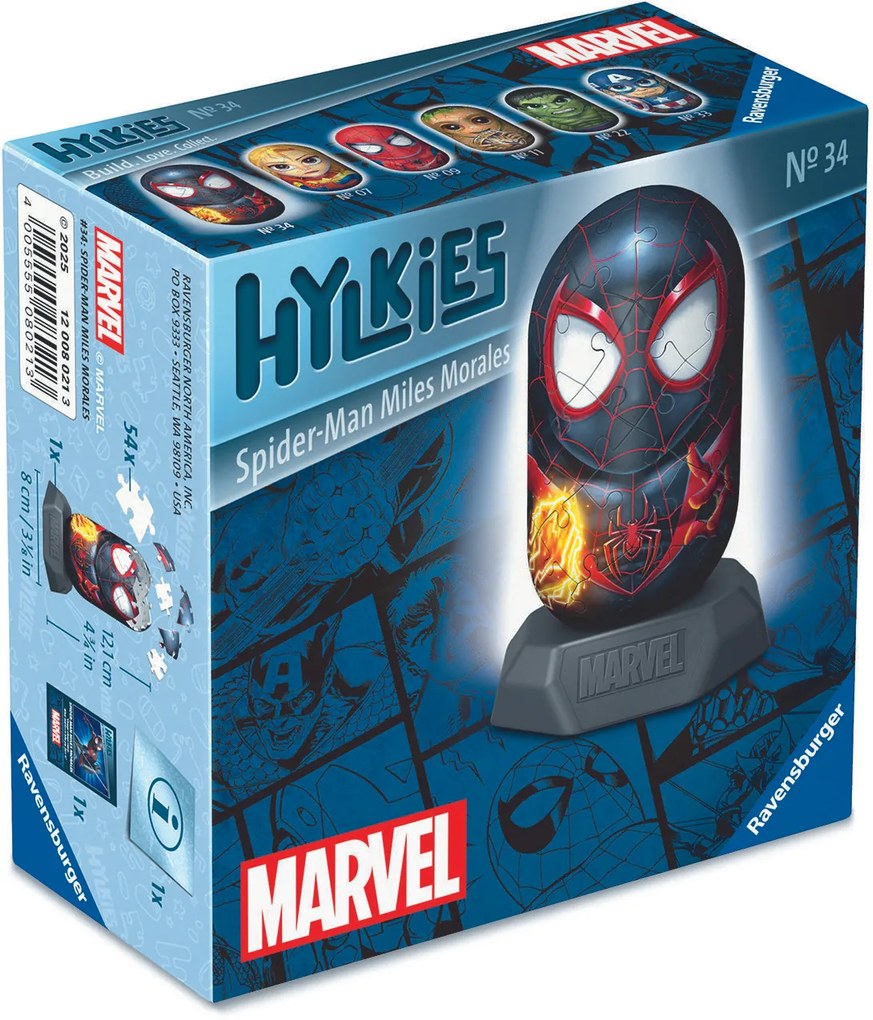 Ravensburger 120080213 hylkies: marvel: miles morales