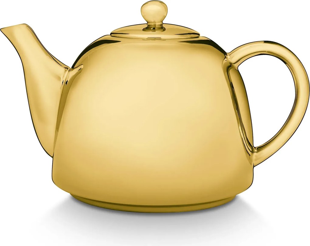 vtwonen Gold čajová konvice 1800 ml - zlatá (Luxusní čajová konvice ve zlaté barvě)