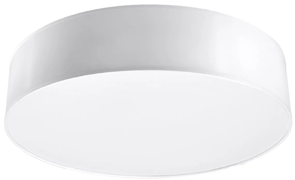 Stropní svítidlo Arena, 1x bílé plastové stínítko, (bílý plast), (fi 55 cm)