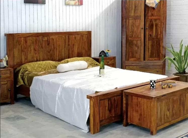 Furniture-nabytek - Masivní postel 200x180 - Ánand