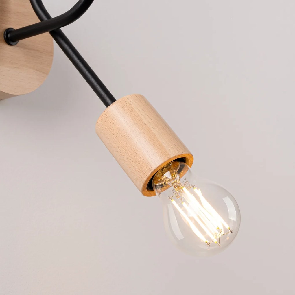 Sollux Lighting Nástěnné svítidlo EMBER černé