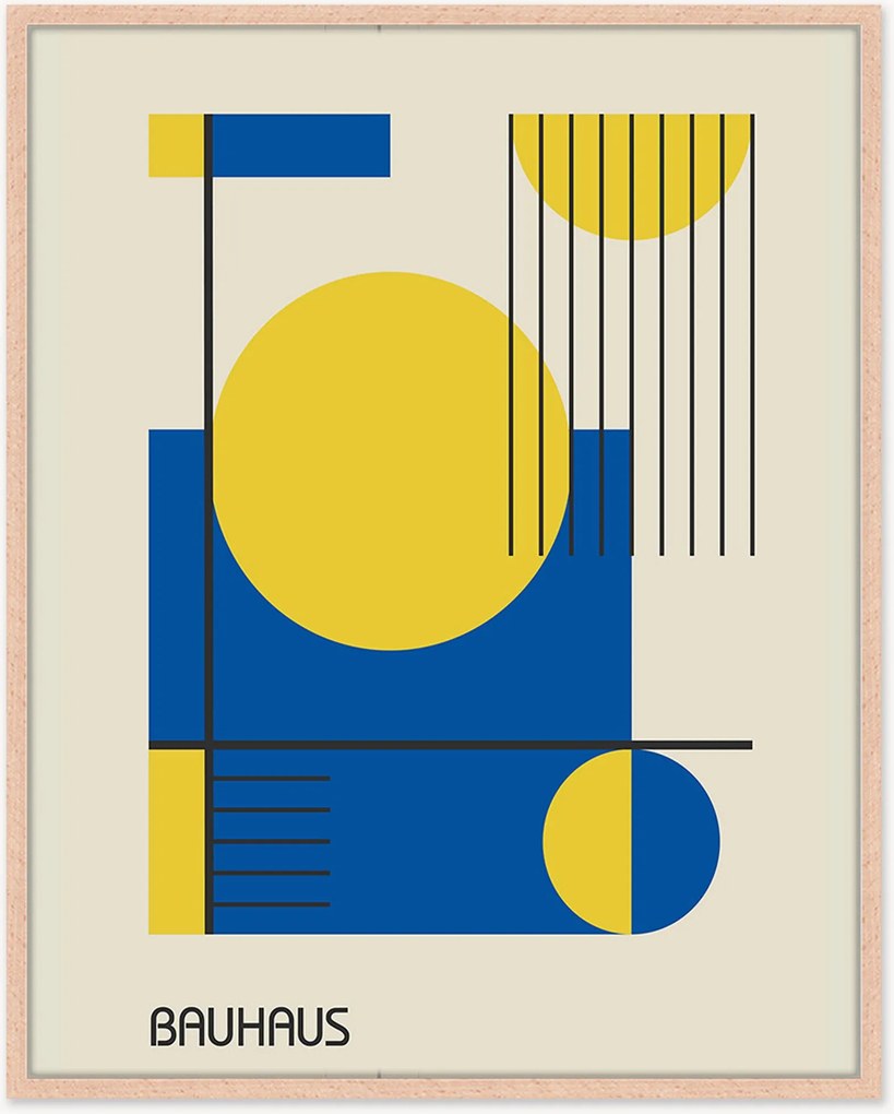 Zarámovaný digitální tisk Bauhaus