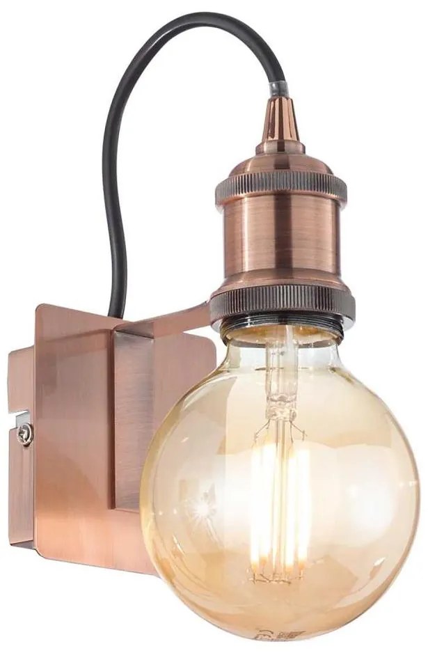 Ideal Lux - Nástěnná lampa FRIDA 1xE27/60W/230V měď