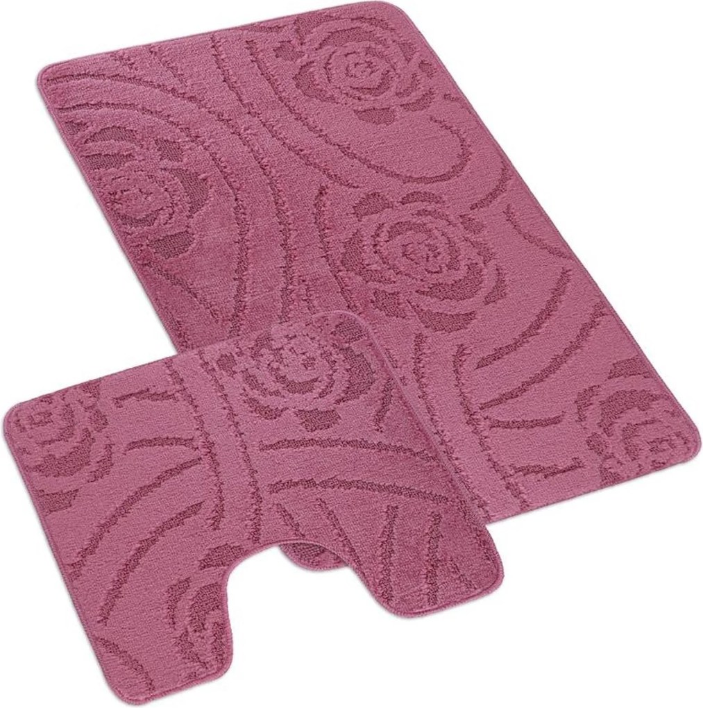SADA BANY 60x100 + 60x50 cm - s výkrojem Fialová 810/008 - 60x100 cm, 60x50 cm (SADA)