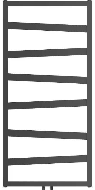 Mexen, Mexen Zoom dekorativní koupelnový radiátor 1100 x 530 mm, 376 W, antracit - W130-1100-530-00-66