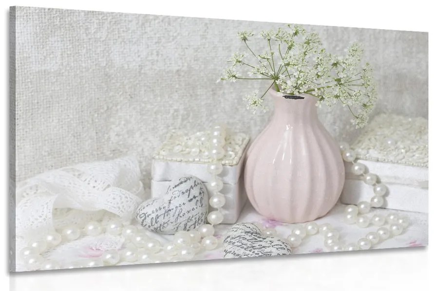 Obraz luxusní Shabby Chic zátiší - 60x40