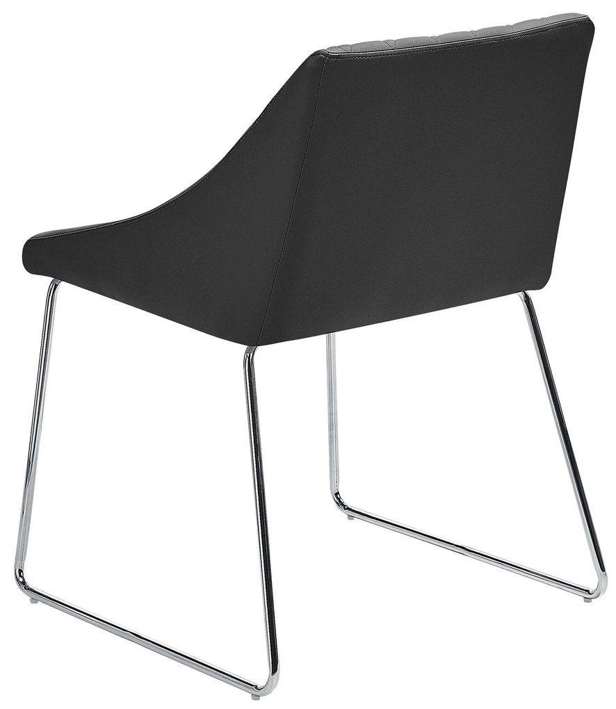 Sada 2 černých židlí do jídelny ARCATA Beliani