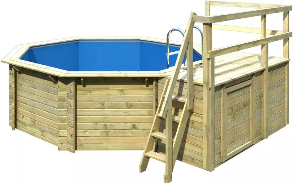 Bazén KARIBU model 1C (45628) 4,0 x 4,8 m LG3449