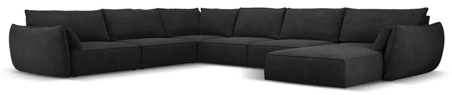 Tmavě šedá rohová pohovka (levý roh) Vanda – Mazzini Sofas