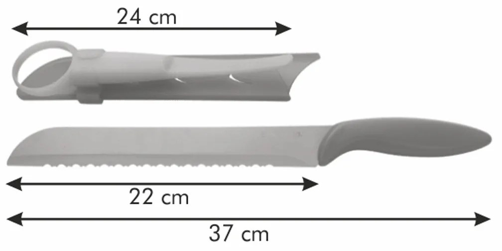 Antiadhezní nůž na cukrové melouny PRESTO TONE 22 cm