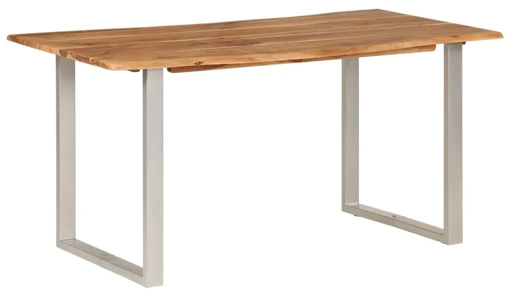 Jídelní stůl 154x80x76 cm masivní akáciové dřevo - Default Title