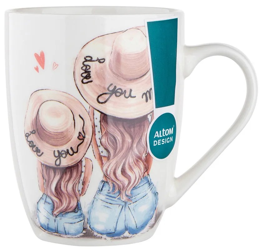 Altom Porcelánový hrnek Love you, 300 ml