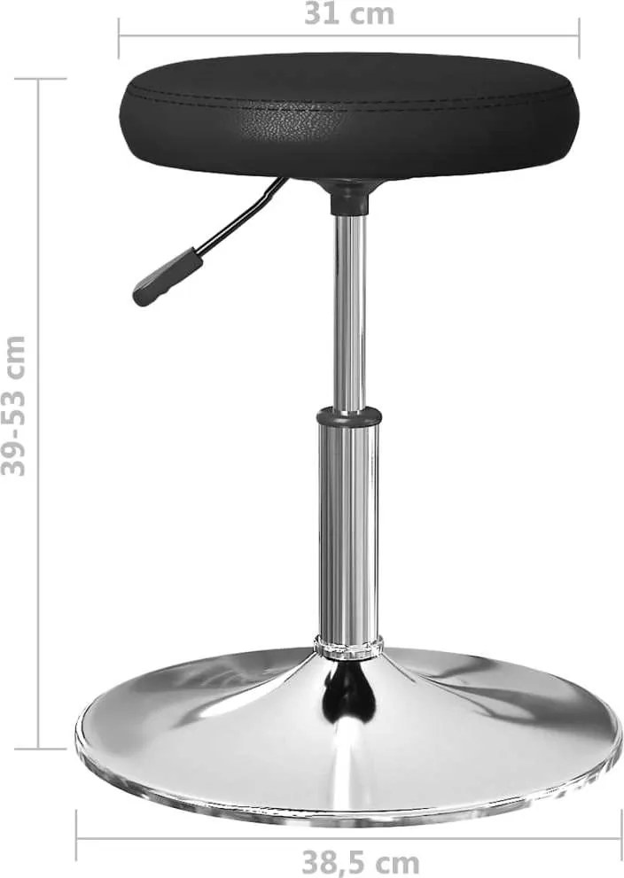 vidaXL Jídelní židle 6 ks umělá kůže [3085589] Barva: Černá