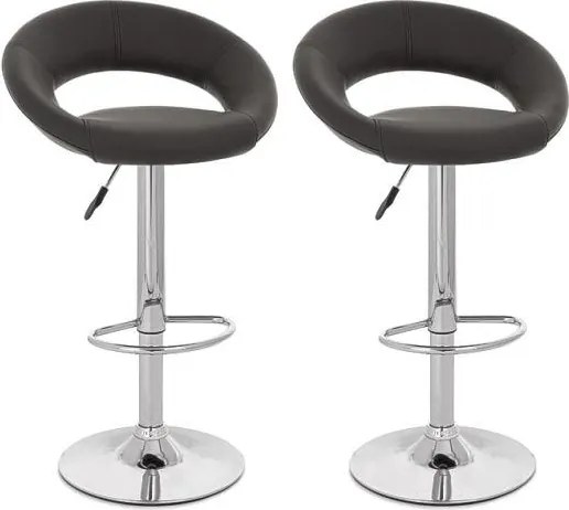 Barová židle 2x Hawaj CL-3230 černá